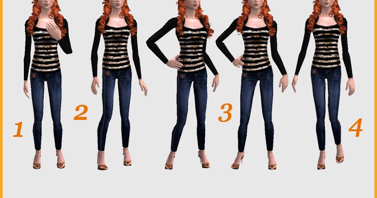 My Sims city block: Posebox_01 (The Sims 2)