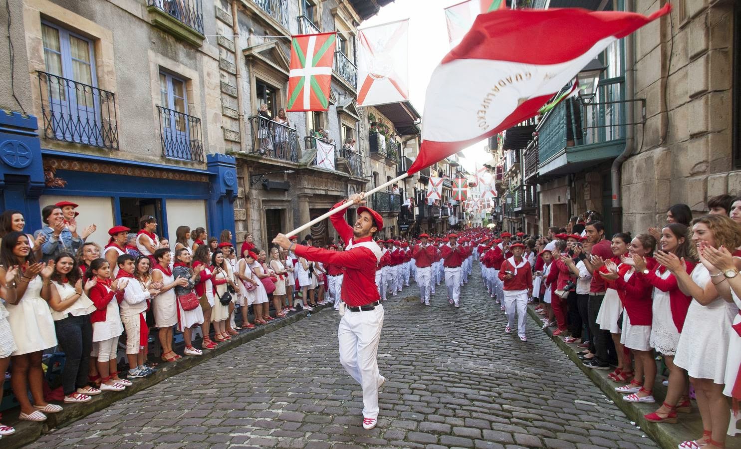 UTMS Sokoa Caser Betharram: Ramón y Jesus Mari. Alarde de Hondarribia