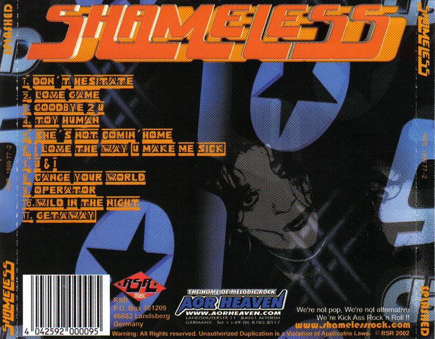 Shameless - Discography ~ mail-4-metal.blogspot