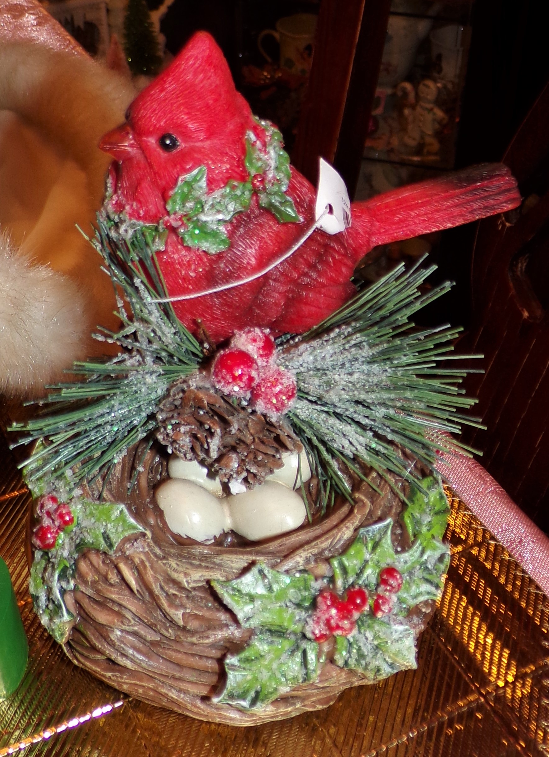 DEBBIE-DABBLE BLOG: Winter Red Cardinal Tree and Winter Hutch in the ...