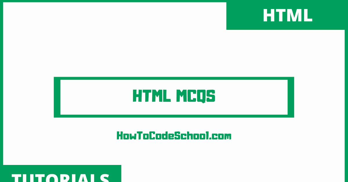 Html Mcqs With Answers