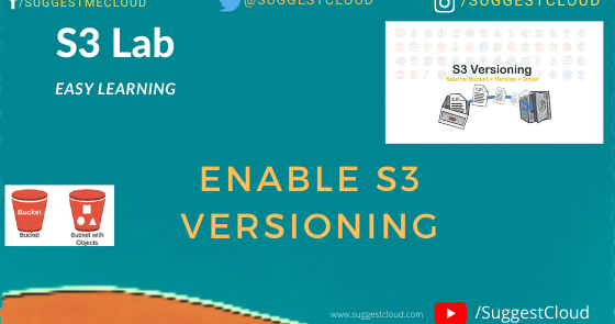 AWS How to Enable Versioning on S3 Bucket | Delete Marker | AWS Tutorial for beginners ...