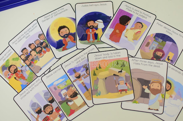 Easter Story Sequencing - Observance of Holy Week | The Pinay Homeschooler
