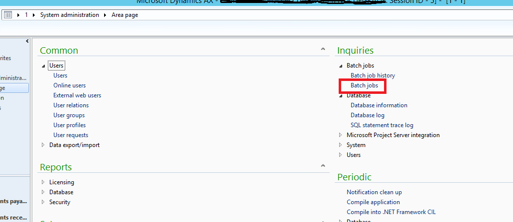 Create a batch job - Finance and Operations Community