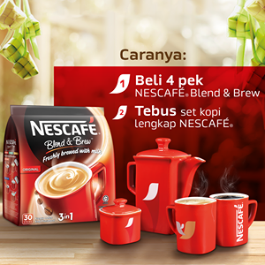 Nescafe 免费送精美咖啡杯和咖啡壶！送你整Set - Leesharing