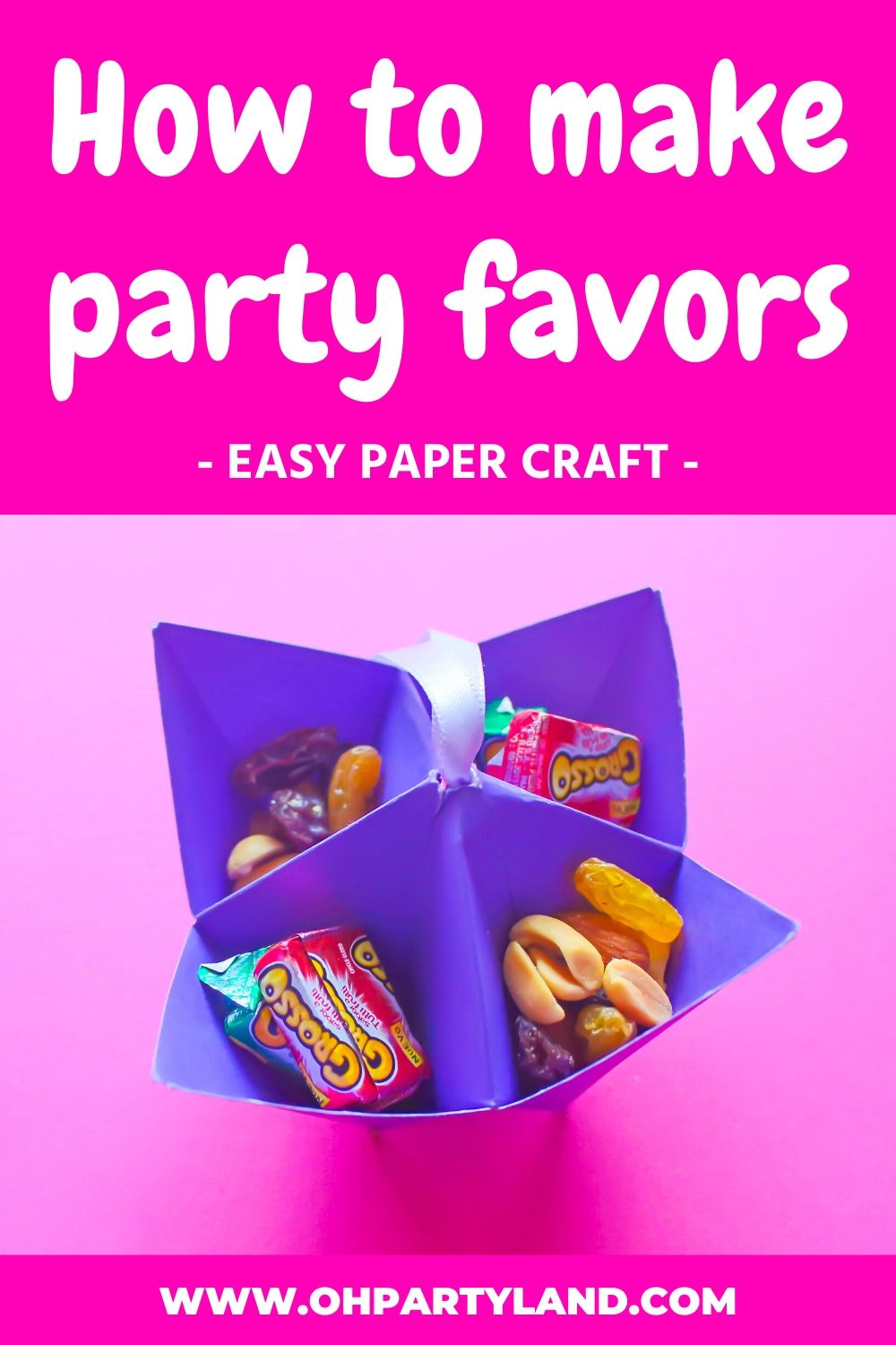 How to make party favors - oh partyland