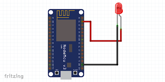 Controlling LED Using ESP8266 and Blynk Application