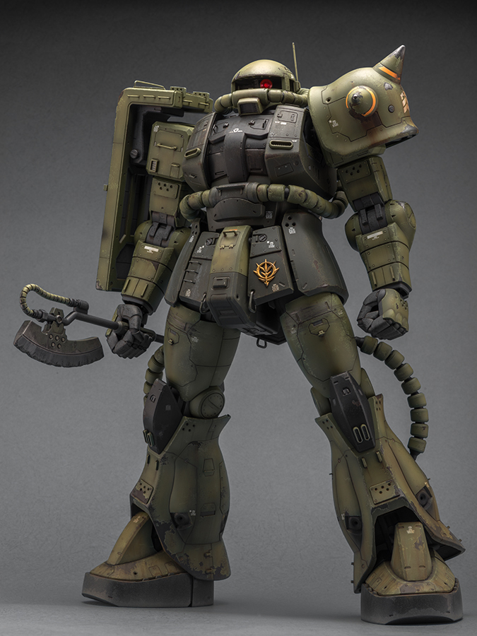 GUNDAM GUY: Mega Size 1/48 Zaku II Mass Production - Customized Build
