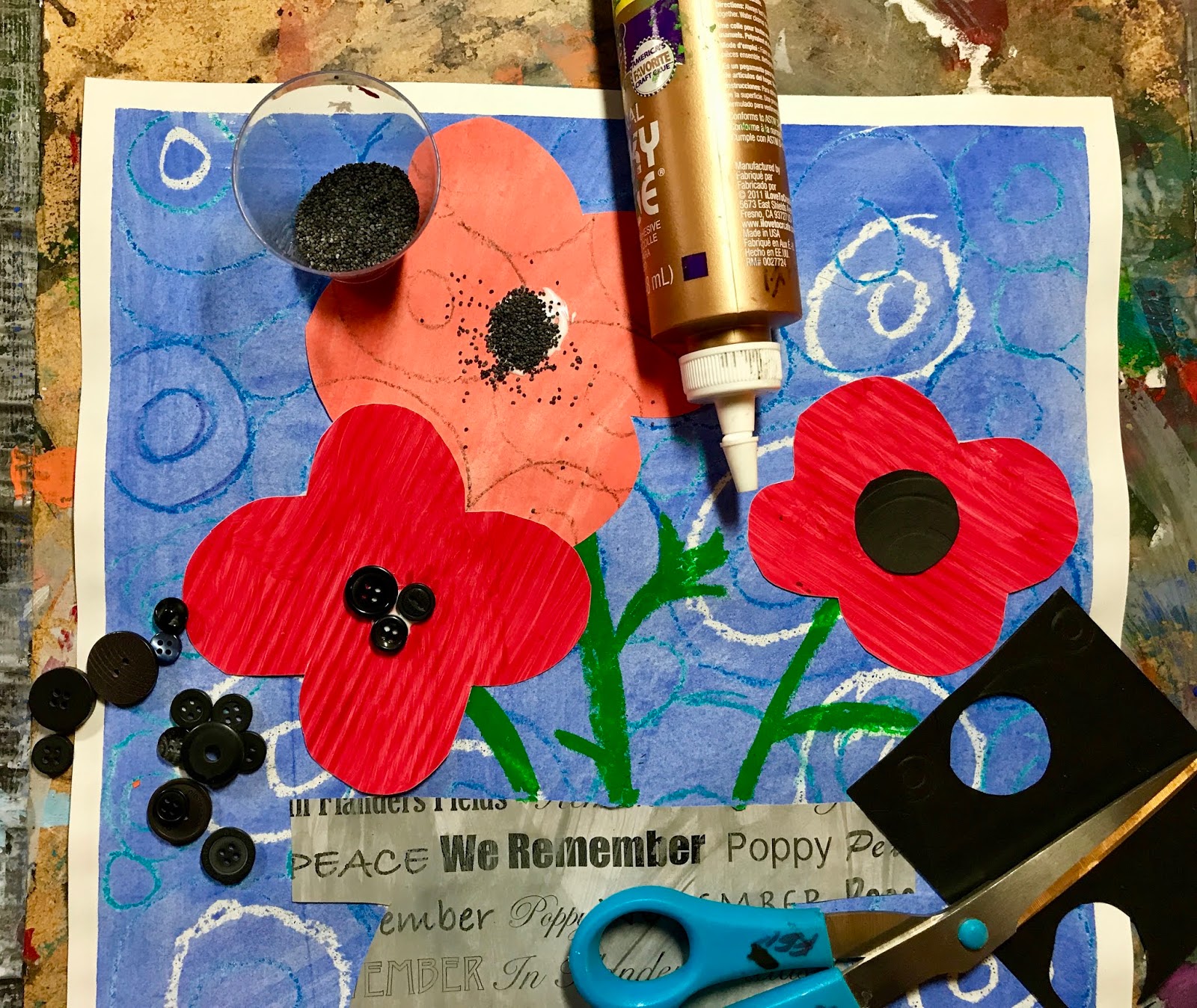 that artist woman: Poppy Portraits