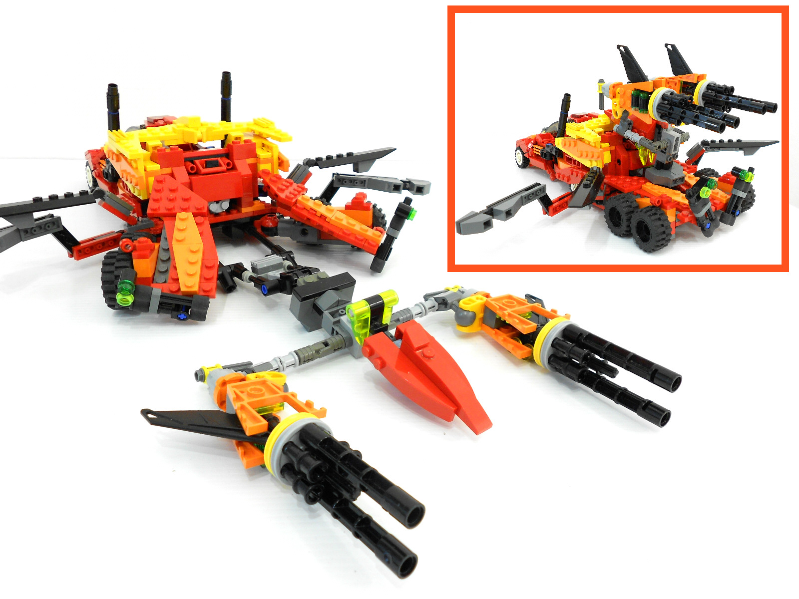 Alanyuppie's LEGO Transformers: Rodimus Primal Transformation Sequence