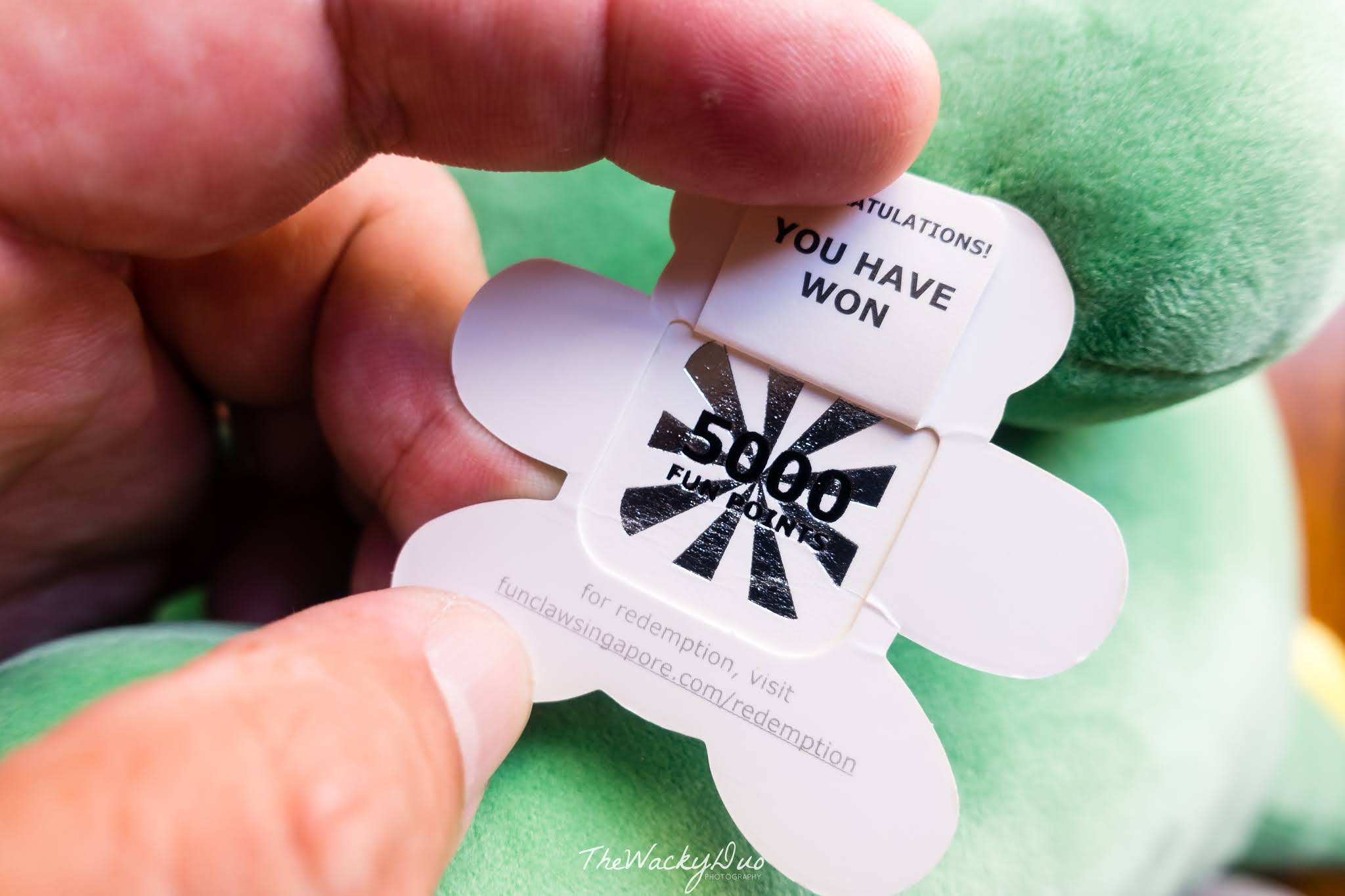 Fun Claw @ Waterway Point Review - TheWackyDuo.com - Singapore ...