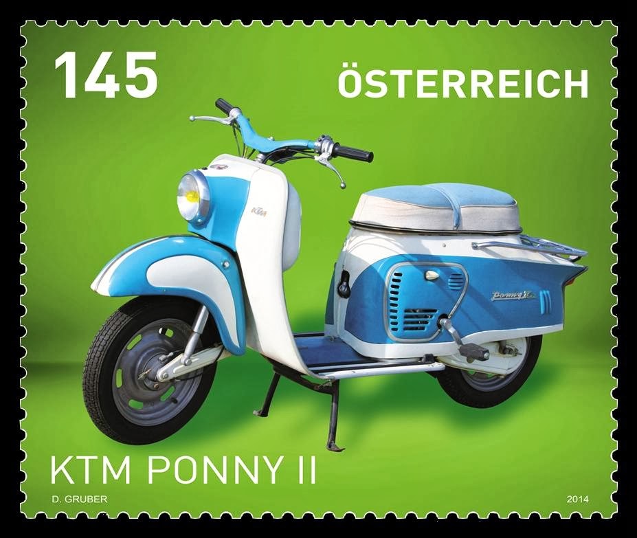 GULFMANN STAMPS WORLD: AUSTRIA ~ KTM PONNY II