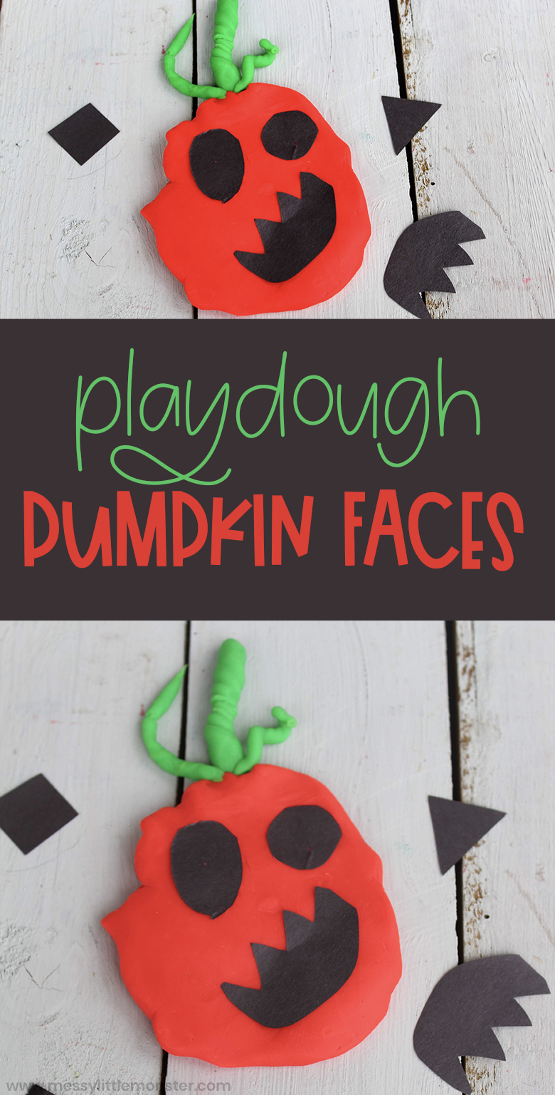 Playdough Pumpkin Activity - Messy Little Monster
