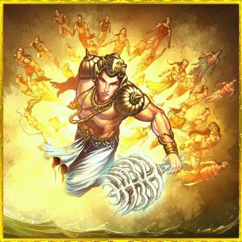 Sacrifices Of Sage Dadiche And Slaughter Of Vritasura