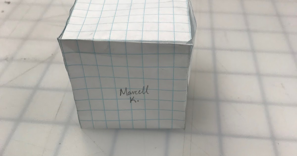 week 2 grid paper cube