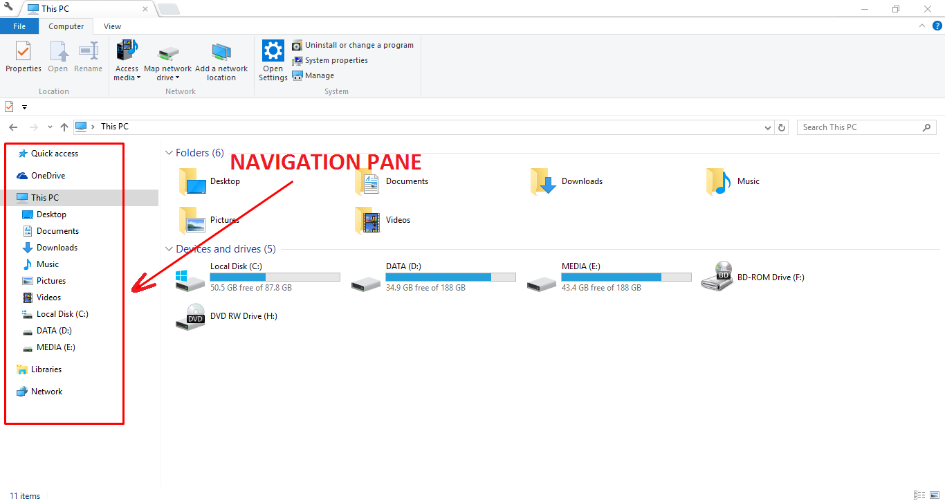 Cara Menghilangkan Drives Yang Muncul Ganda Di File Explorer Windows 10 ...