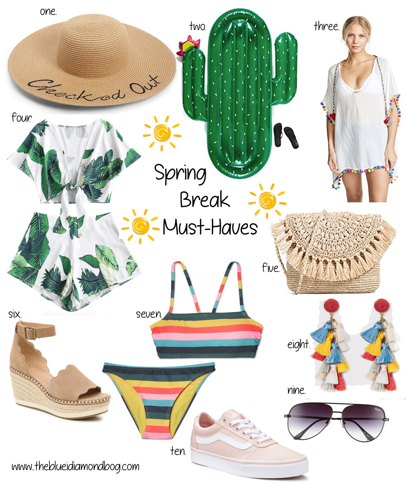 The Blue Diamond: Spring Break 2019 Must-Haves