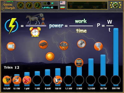 Electronic Game School: Power Comparison