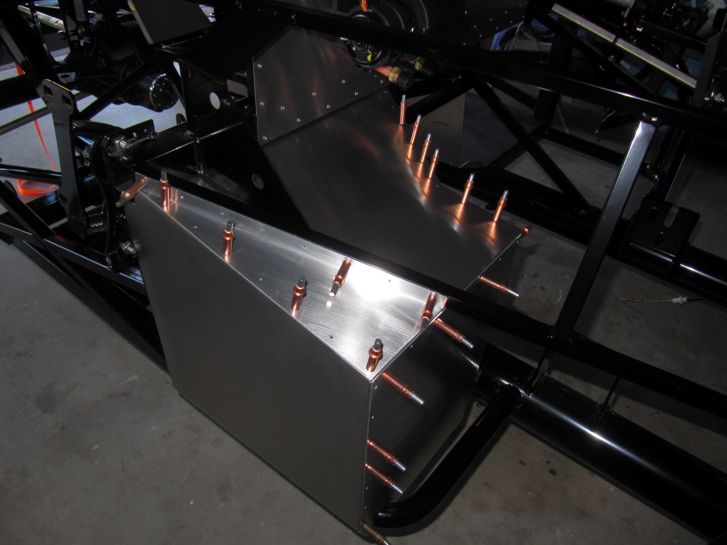 Project: Howling Cobra: Passenger side Footbox sheet metal work