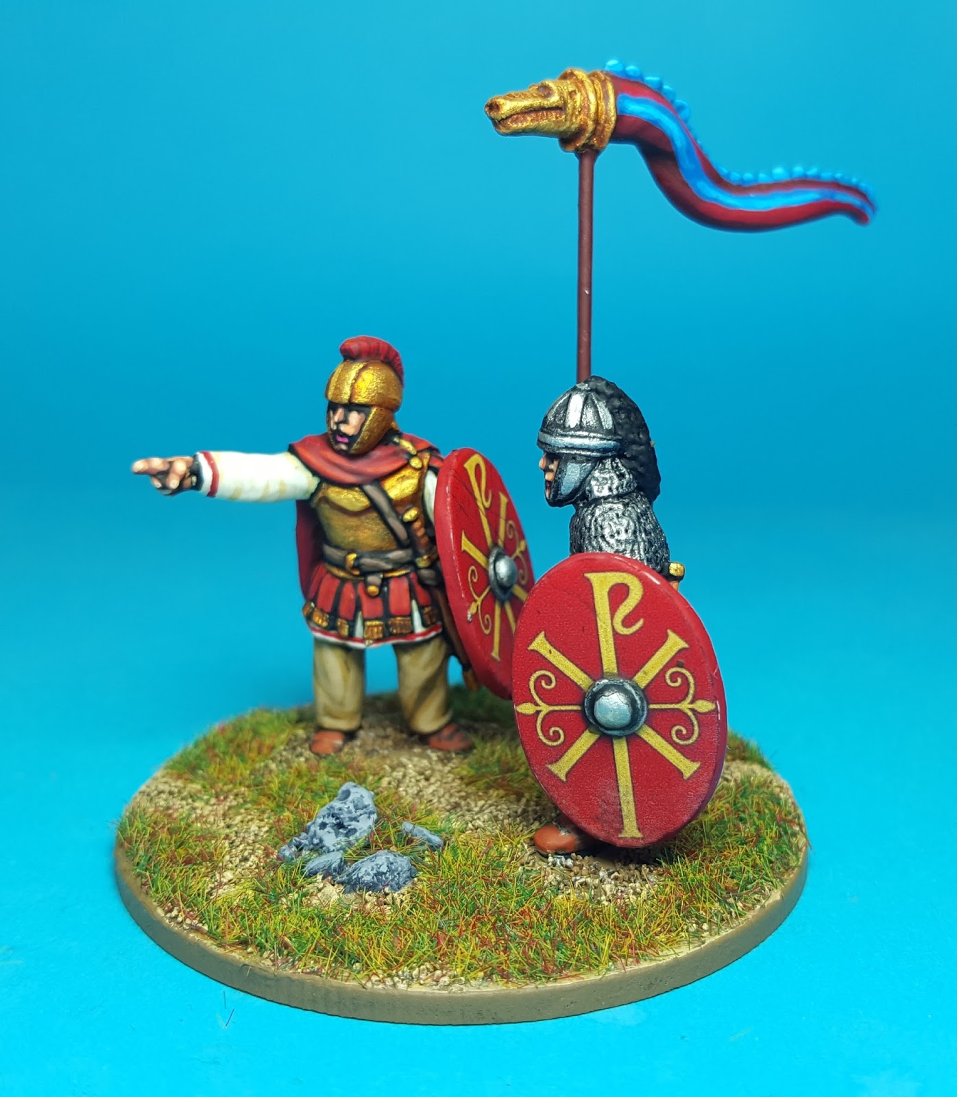 Dougie's Wargaming Blog: 28mm Late Roman Command Stands