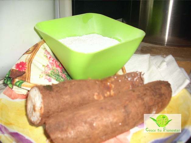 Tapioca harina, receta - almidon de yuca rallada - deshidratados ...