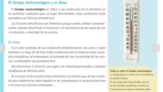 Ciencias Geográficas: Tiempo atmosférico y Clima