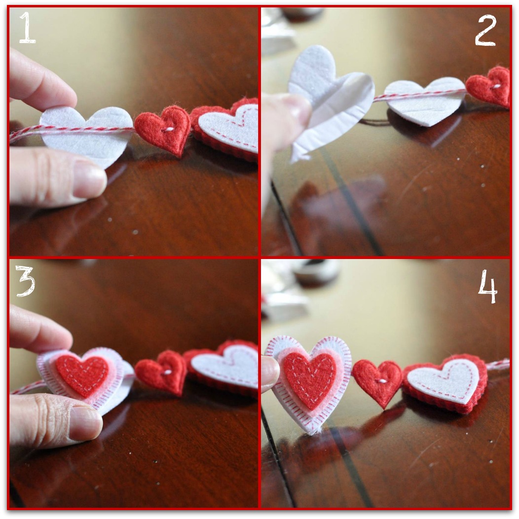 DIY Heart Garland A Lo And Behold Life DIY Heart Garland A Lo And Behold Life