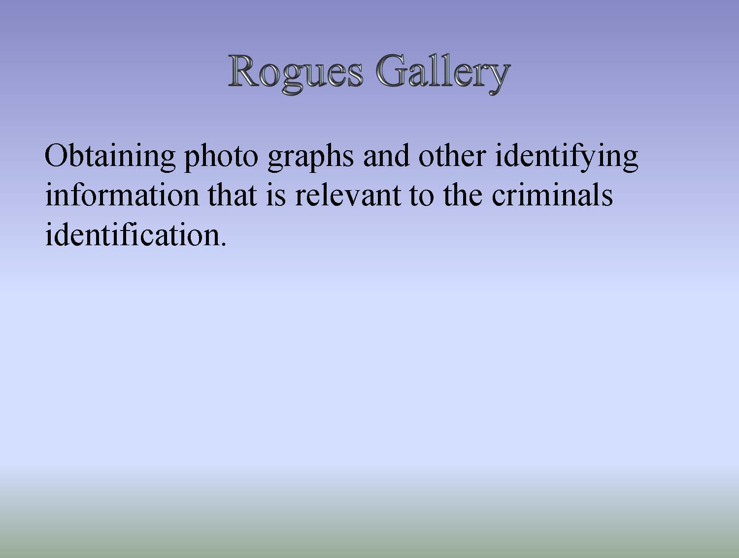 CSI Today: Types Of Evidence