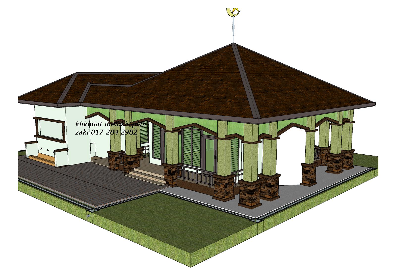 KHIDMAT MELUKIS PLAN: My Project 56 | Design Surau