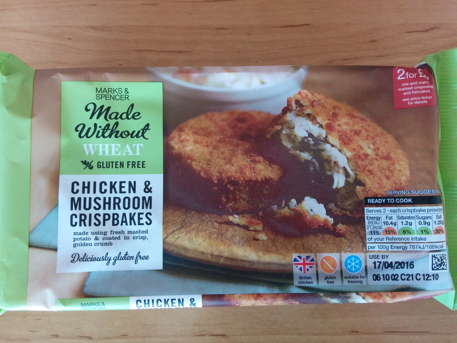 The Excited Eater: Marks and Spencer Gluten Free Chicken and Mushroom ...