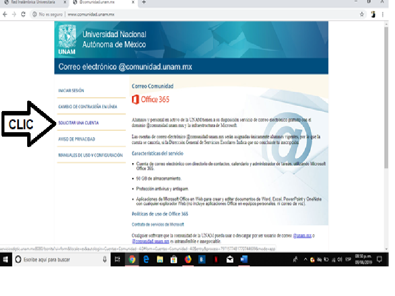 CORREO @comunidad.unam