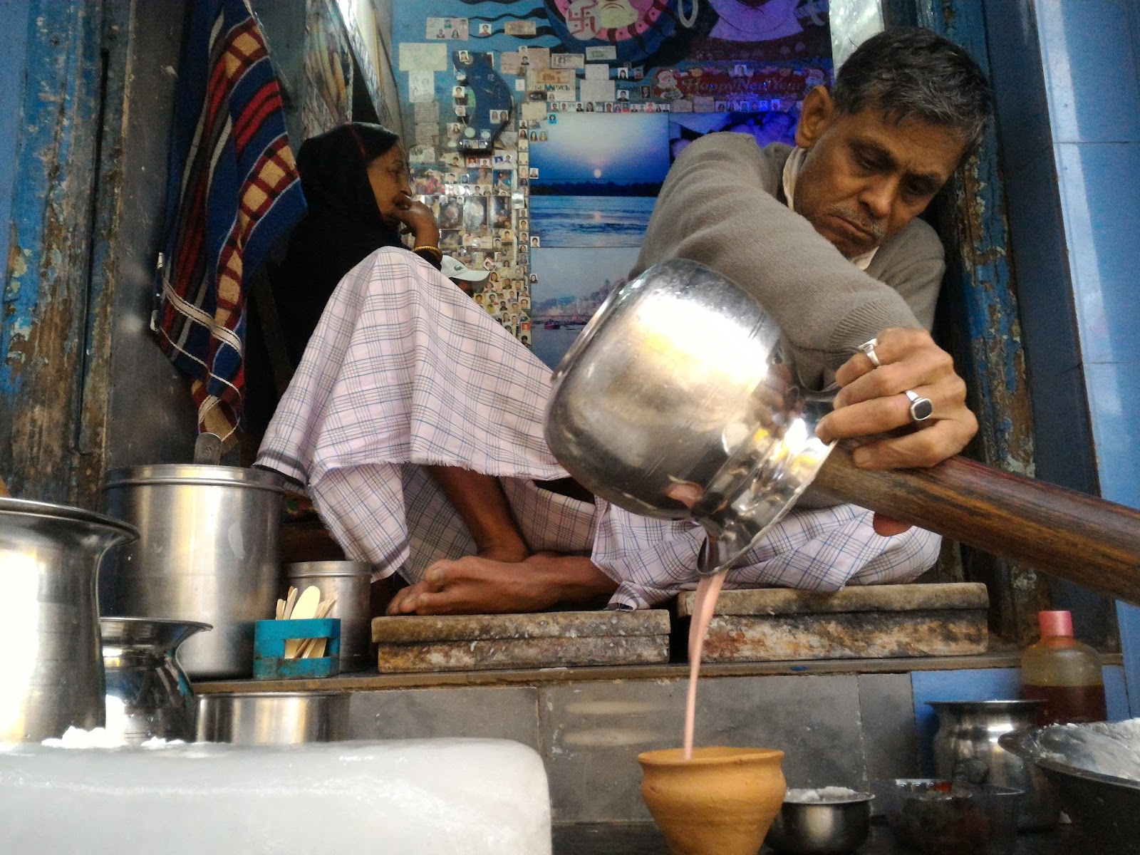 wanderlust: THE BLUE LASSI SHOP, VARANASI