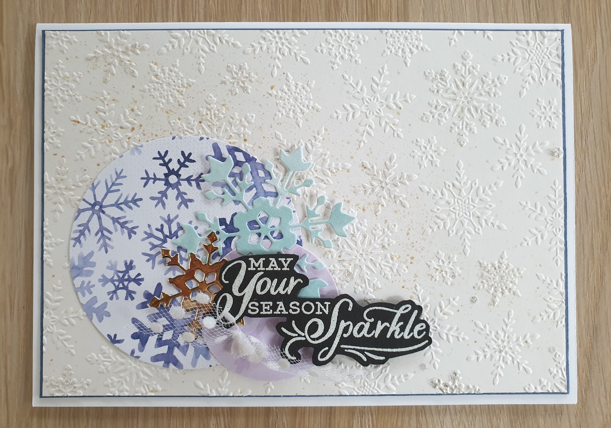 Stampin' Up! Christmas - Sparkly Season Card