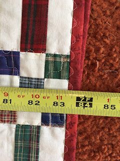 Susan's Quilt Creations: Plaid Strings UFO Finished