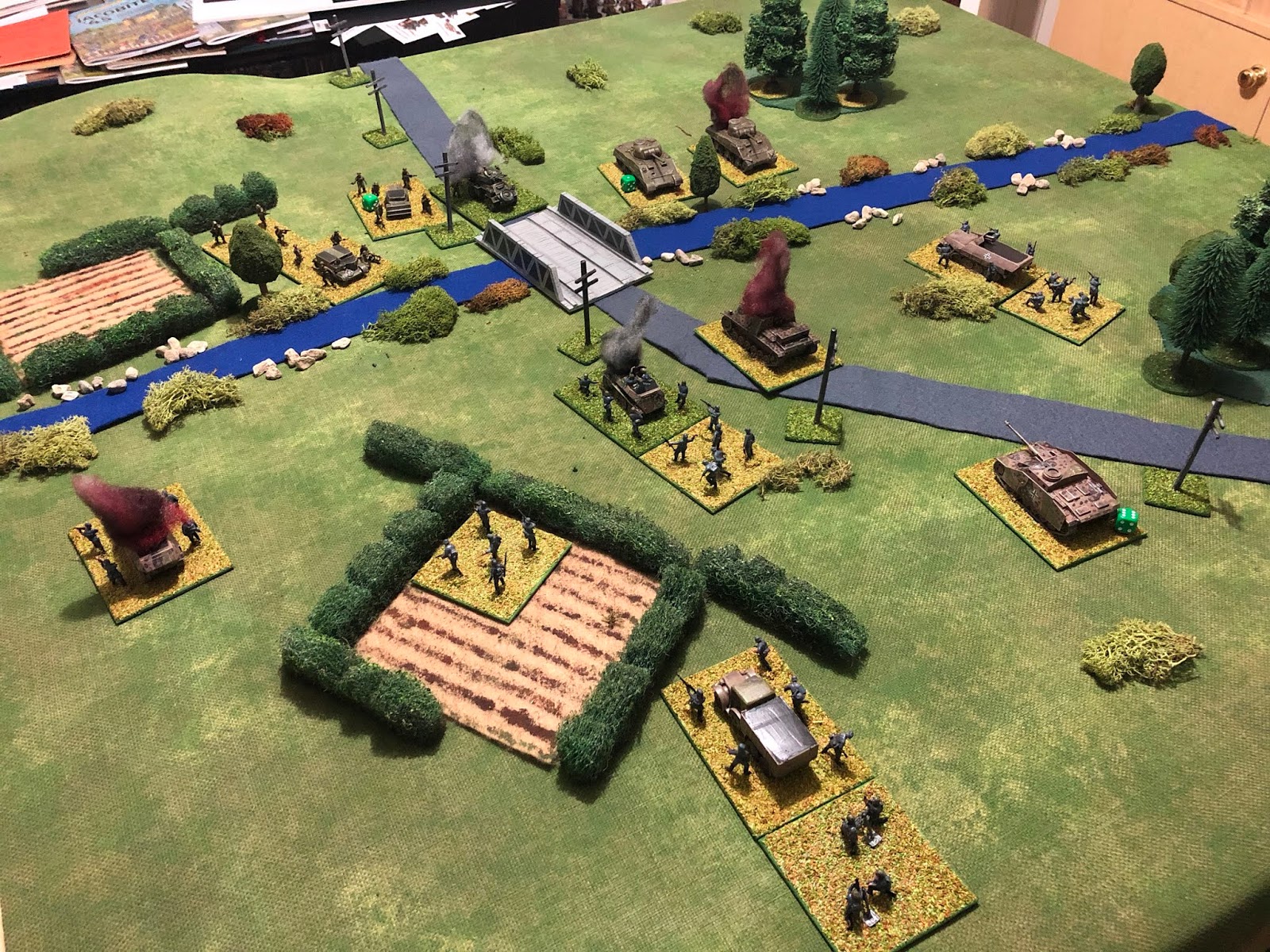 Grid based wargaming - but not always: First tabletop action for WW2 ...