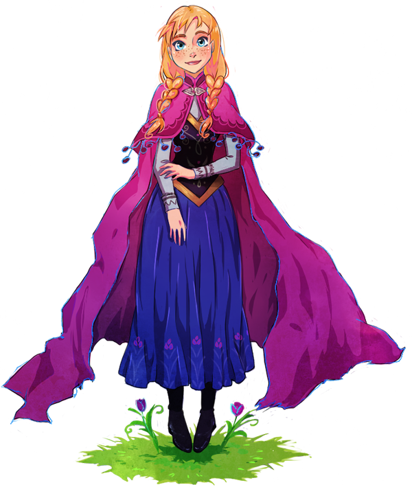 Frozen: Ana Clip Art. - Oh My Fiesta! in english