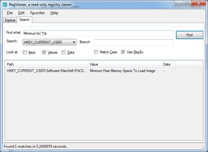 Registry Viewer - A read-only registry viewer app: RegViewer a read ...