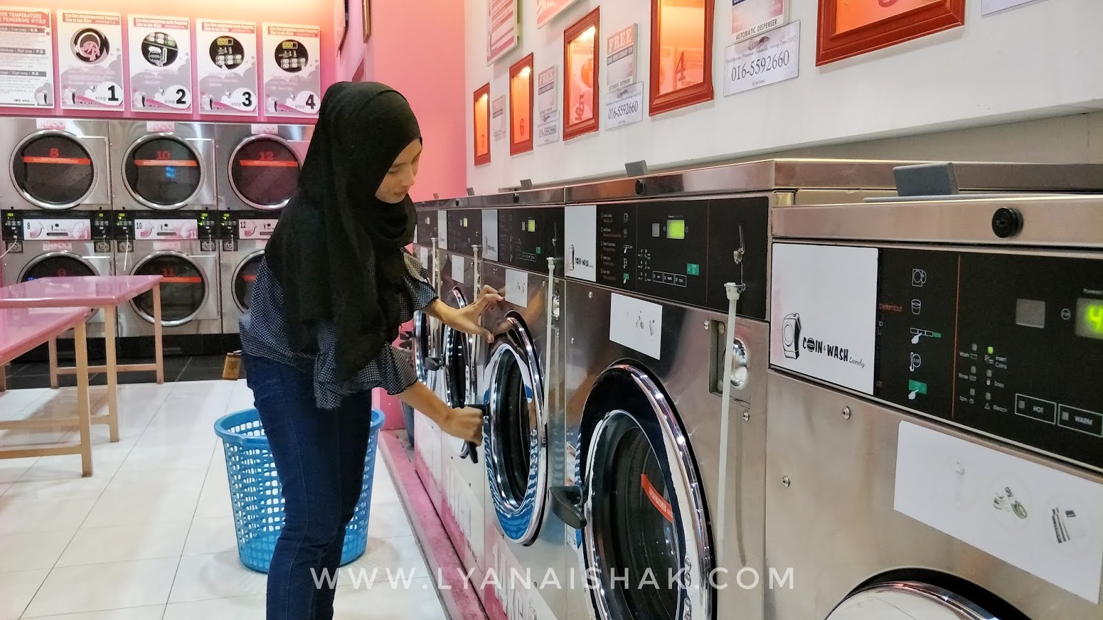 Pusat Dobi Layan Diri Coin & Wash | Lyana Ishak