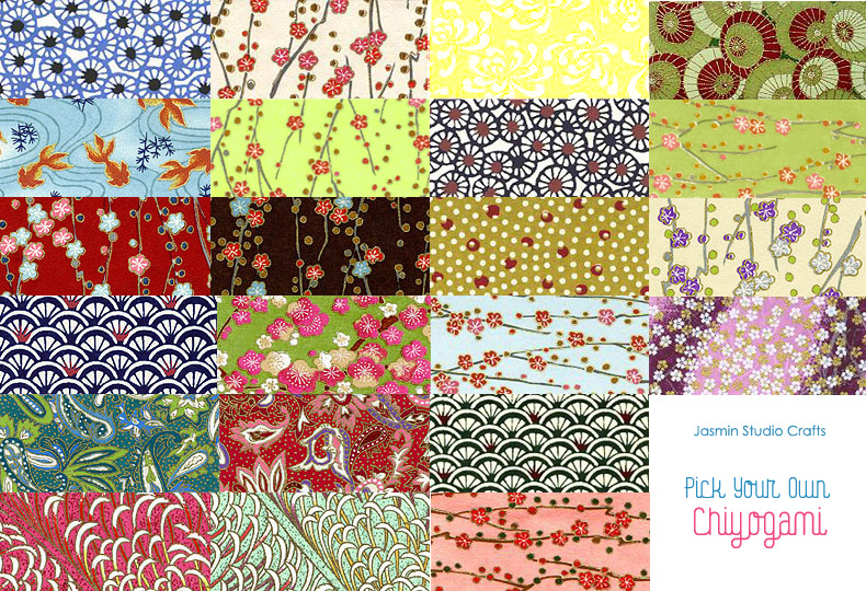 Jasmin Studio Crafts: Chiyogami Paper now in bigger sizes!