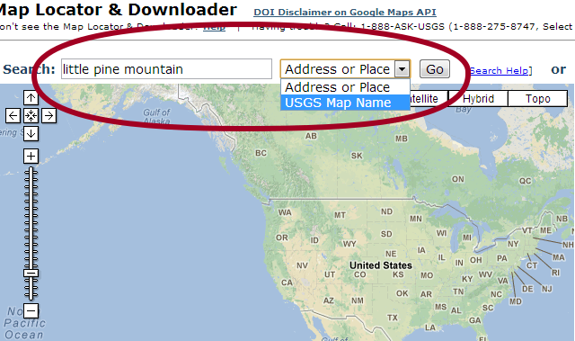 HOWTO: download USGS maps