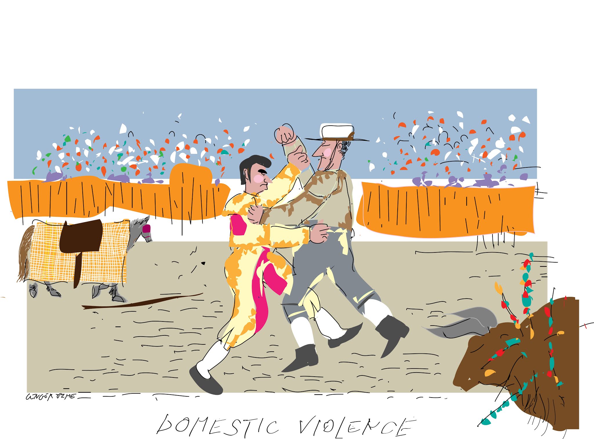 Gungor's Cartoons : Bullfighting