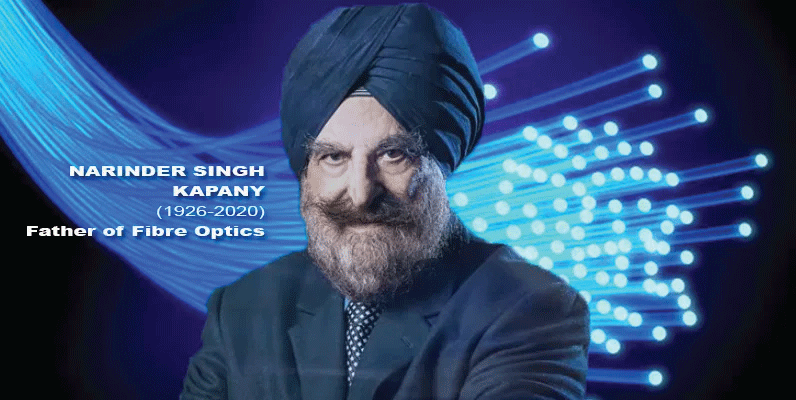 Who invented the optical FIBRE cable and where is he now?