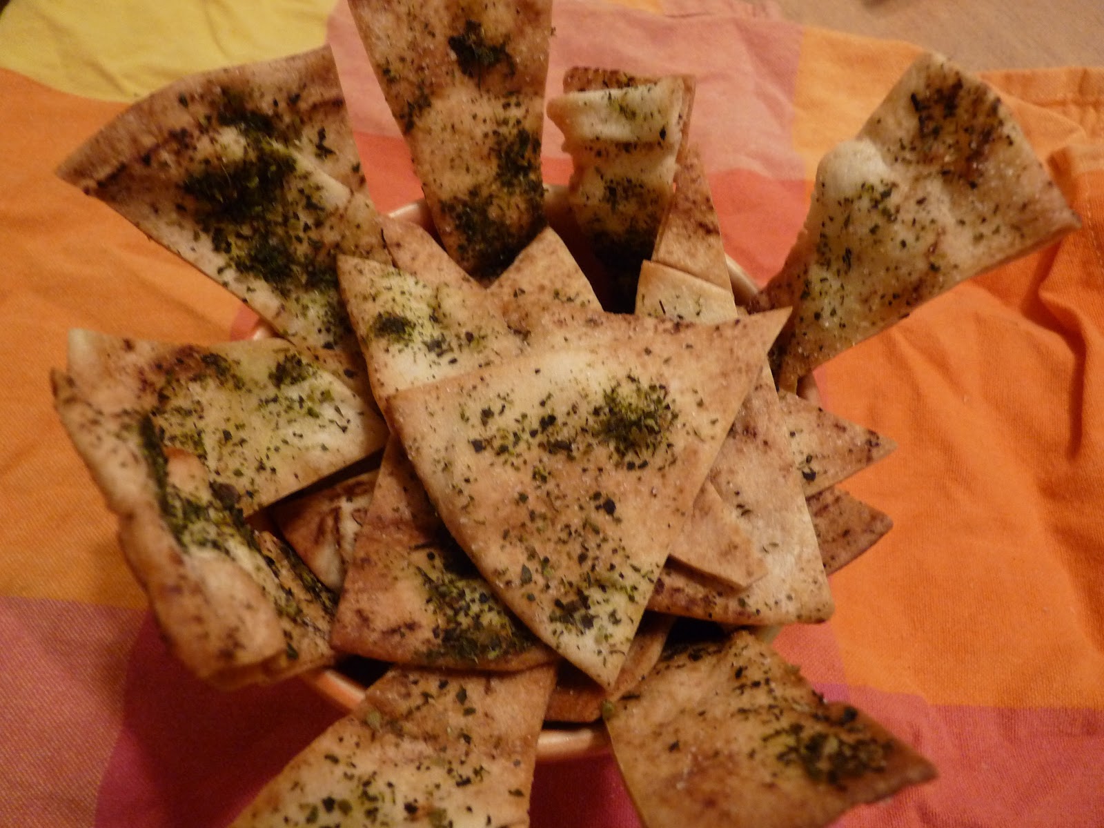 Lolo aux fourneaux: Des chips ! Des chips ! (de pain pita)