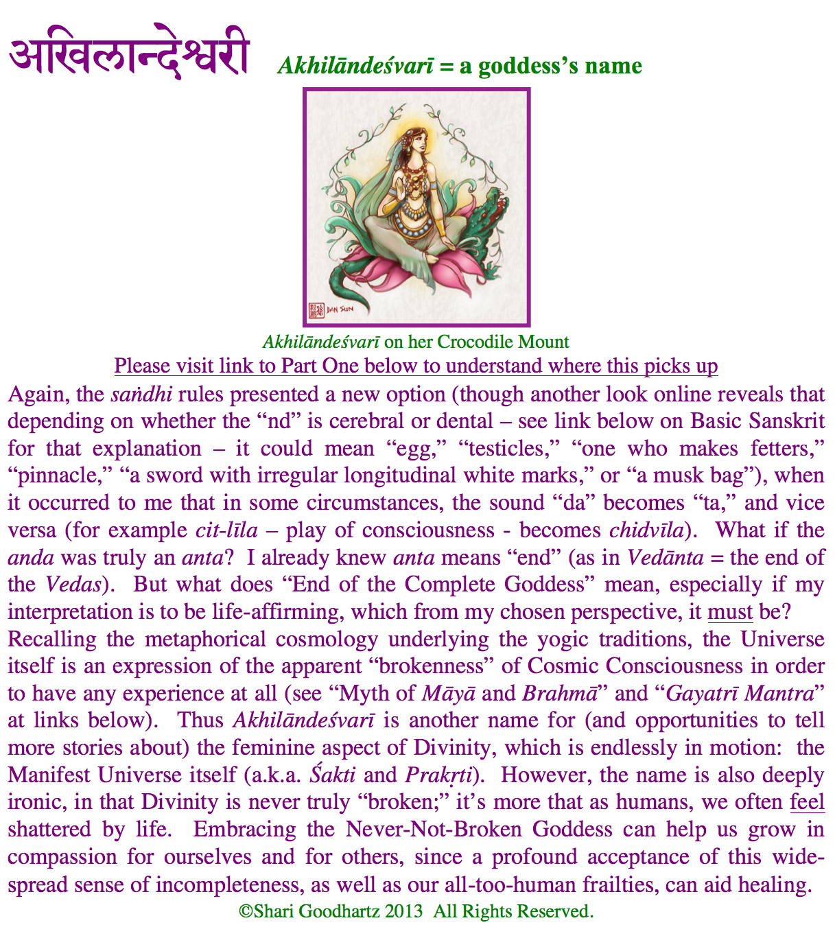 Brokenness and Healing: Deconstructing the Name of the Goddess ...