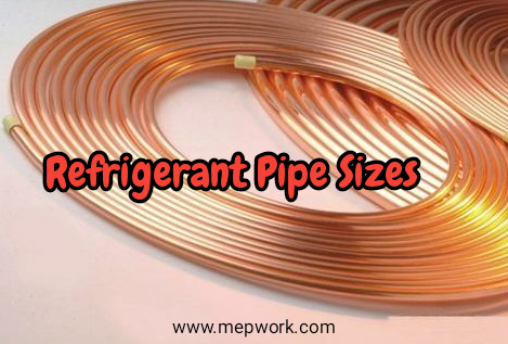Refrigerant Pipe Sizing Excel Sheet - Freon Pipe Sizes