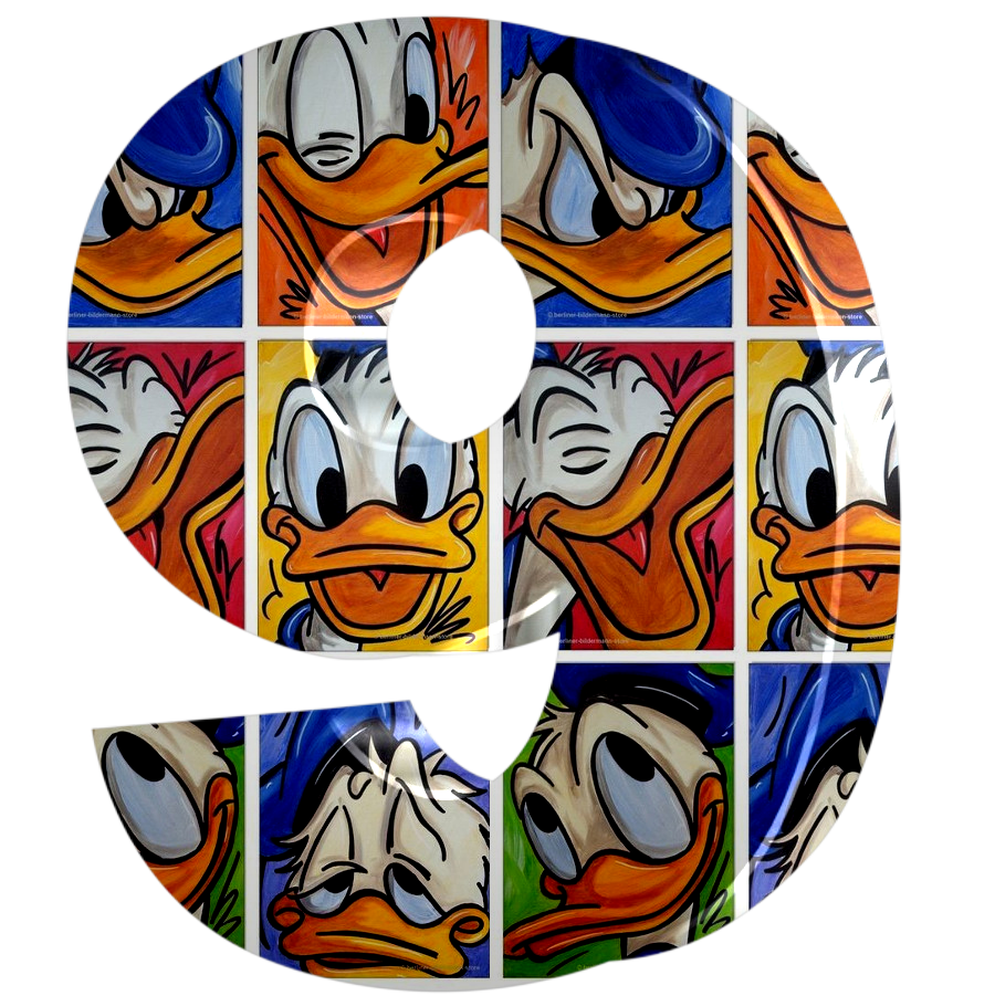 M. Michielin Alphabets: DONALD DUCK FACE TEXTURE SEAMLESS ALPHABET ...