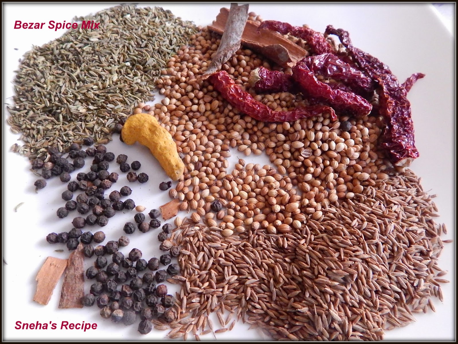 Bezar Spice Mix / Bezar Masala - How to Make this Arabic Spice at Home ...