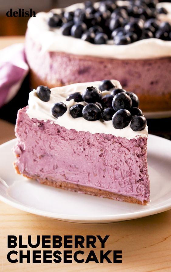 Blueberry Cheesecake - Easy Recipe Tasty