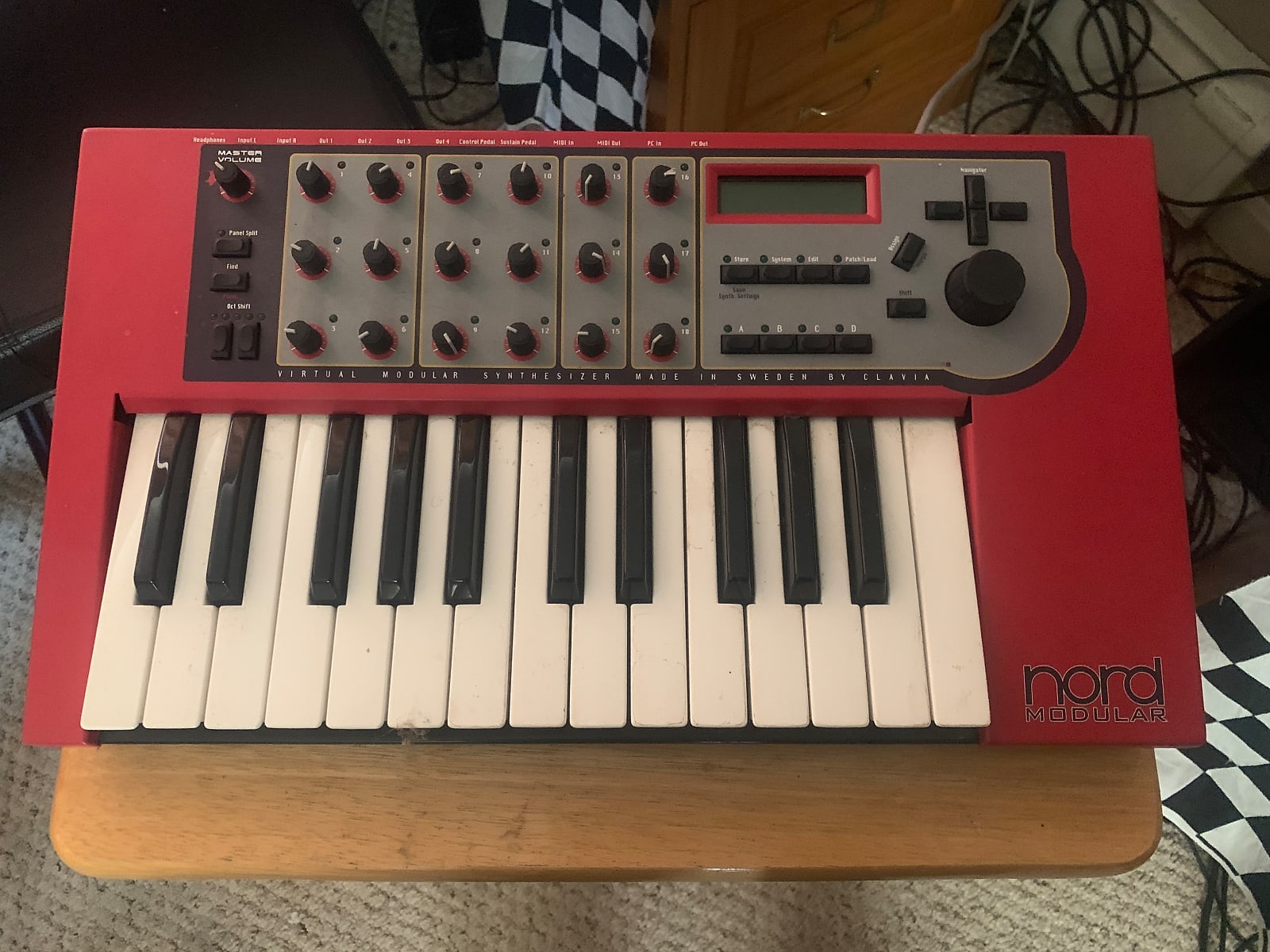 MATRIXSYNTH: Nord Modular 25-Key Virtual Synthesizer SN 21041879