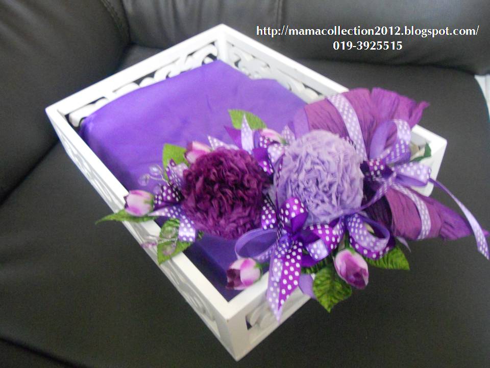 GUBAHAN HANTARAN PINK TURQUOISE ENTERPRISE : BUNGA DULANG DARI BUNGA TISU